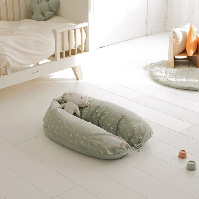 Cojín de lactancia XL Bonjourbebe Monkey — Castellvell - Puericultura