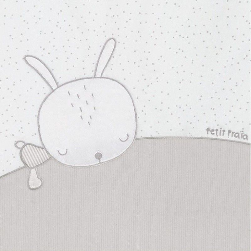 Colcha minicuna Petit Praia Sleepy gris — Castellvell - Puericultura Colcha minicuna Petit Praia Sleepy gris — Castellvell - Puericultura