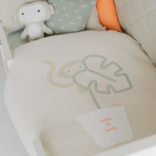 Funda nórdica Bonjourbebe Monkey — Castellvell - Puericultura